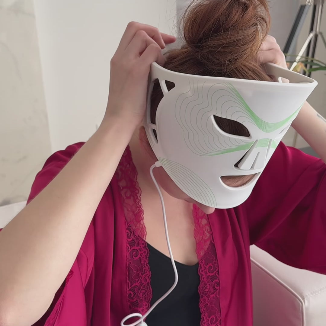 nebulyft LED Face Mask Light Therapy Device + Nebulyft Facial Mask